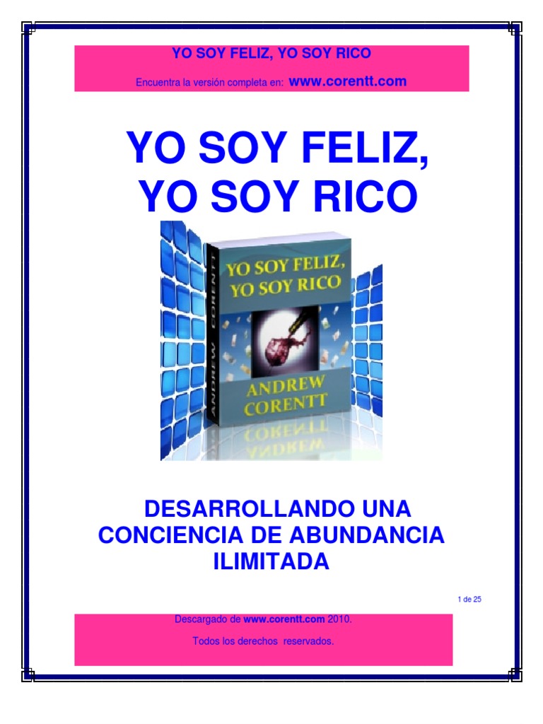 Yo Soy Feliz Yo Soy Rico | PDF