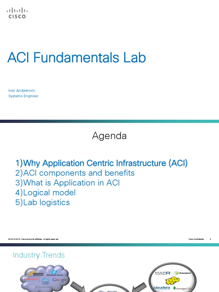 ACI Lab Presentation | PDF | Quality Of Service | Computer Network