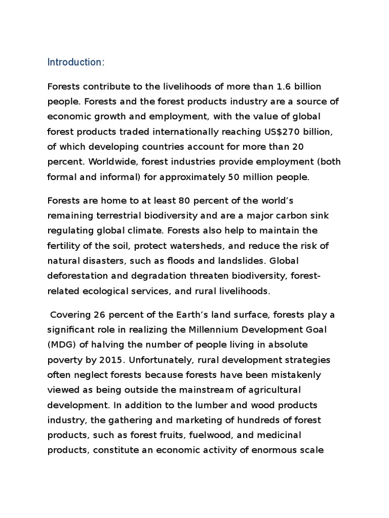 Challenges And Opportunities In Forest Management Pdf Deforestation