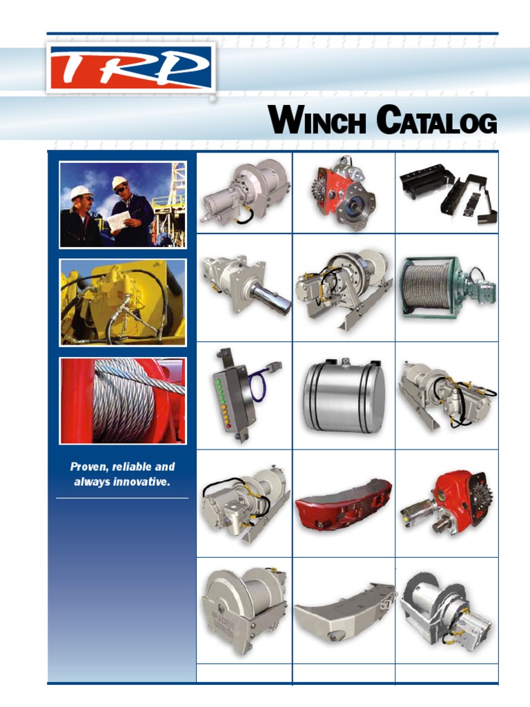Winch Catalog PDF | PDF | Clutch | Mechanical Engineering