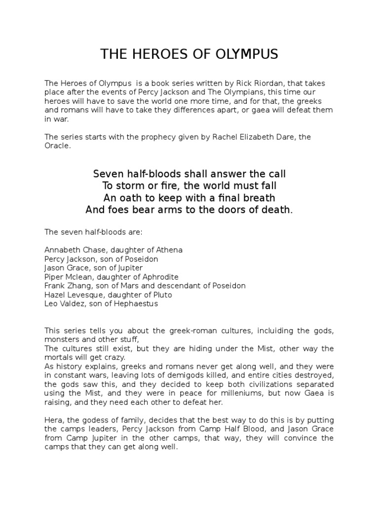 Gaea Heroes Of Olympus