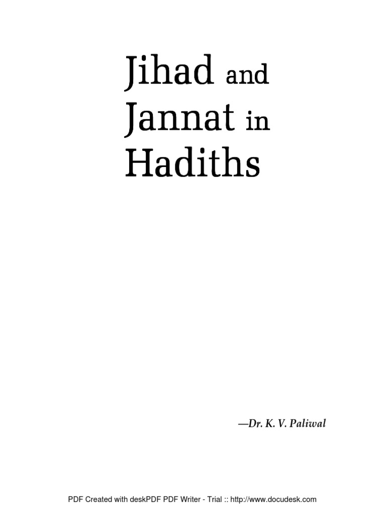 Jihad & Jannat in Hadis | Hadith | Jihad