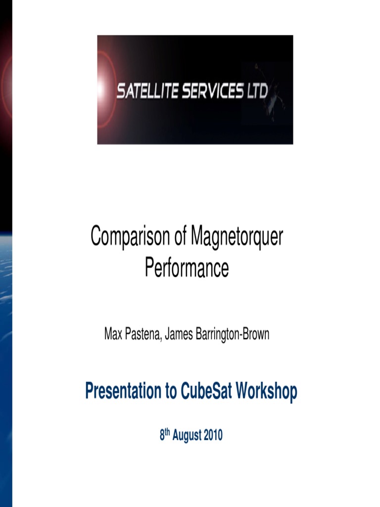 Comparison of Magnetorquer Performance | PDF | Torque | Motion (Physics)