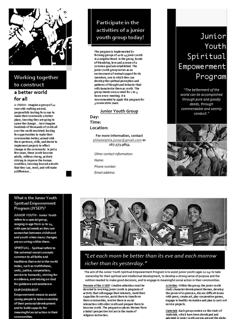 Jysep Pamphlet PDF | PDF | Empowerment | Psychology