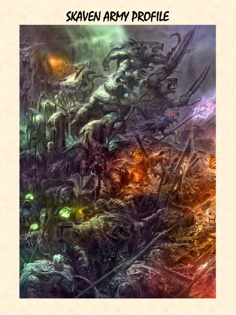 Skaven Army Profile
