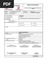 Form Excel Approval Material Dan Bahan Proyek | PDF