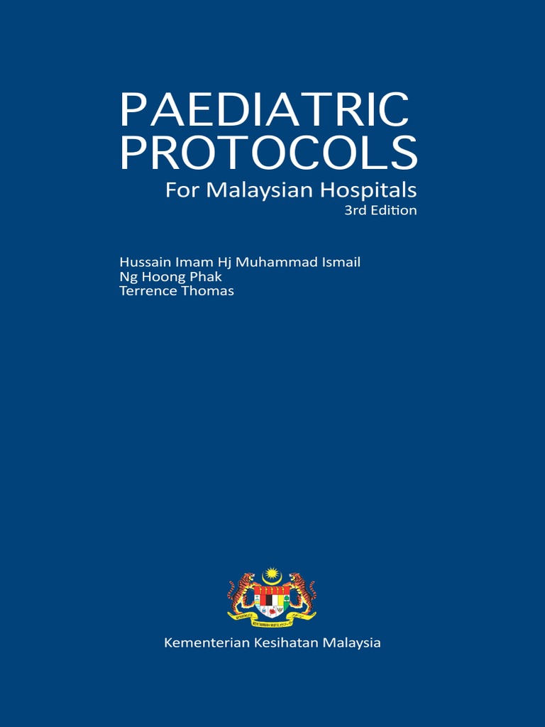 Paediatric Protocols 3rd Edition 2012. | PDF | Blood Pressure | Vaccines