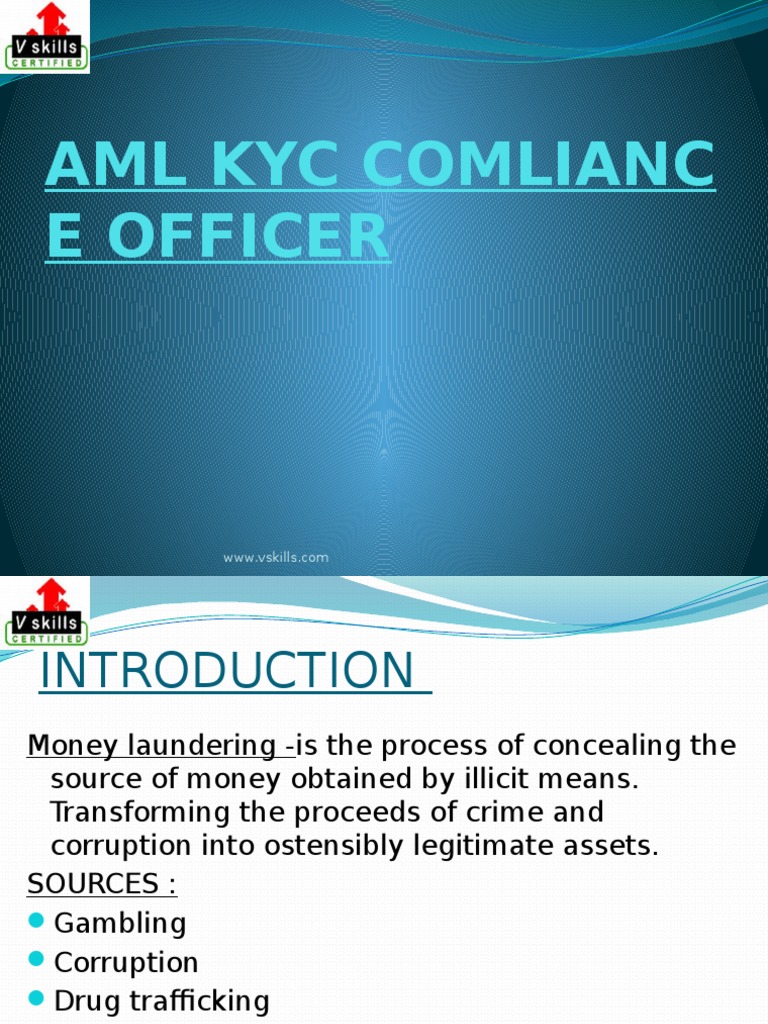 Introduction To AML-KYC | PDF