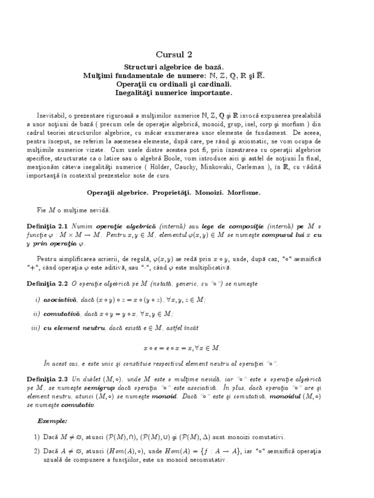 Cursul 02 PDF | PDF