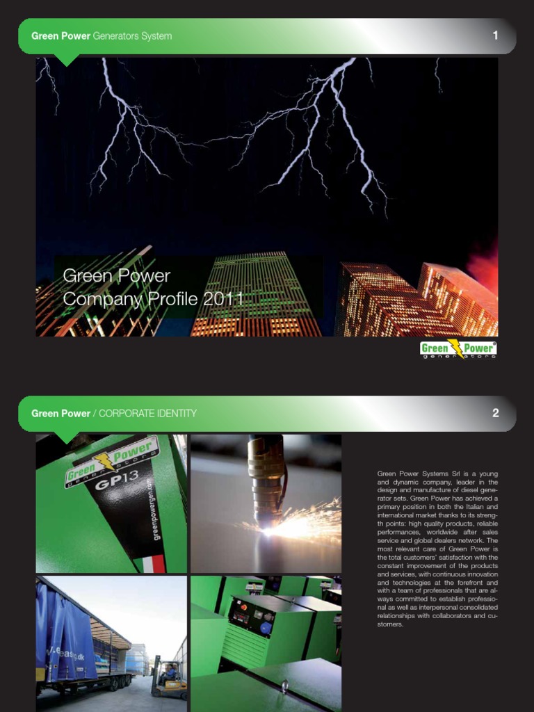 Green Power Generators Overview | PDF | Sustainable Energy | Production ...