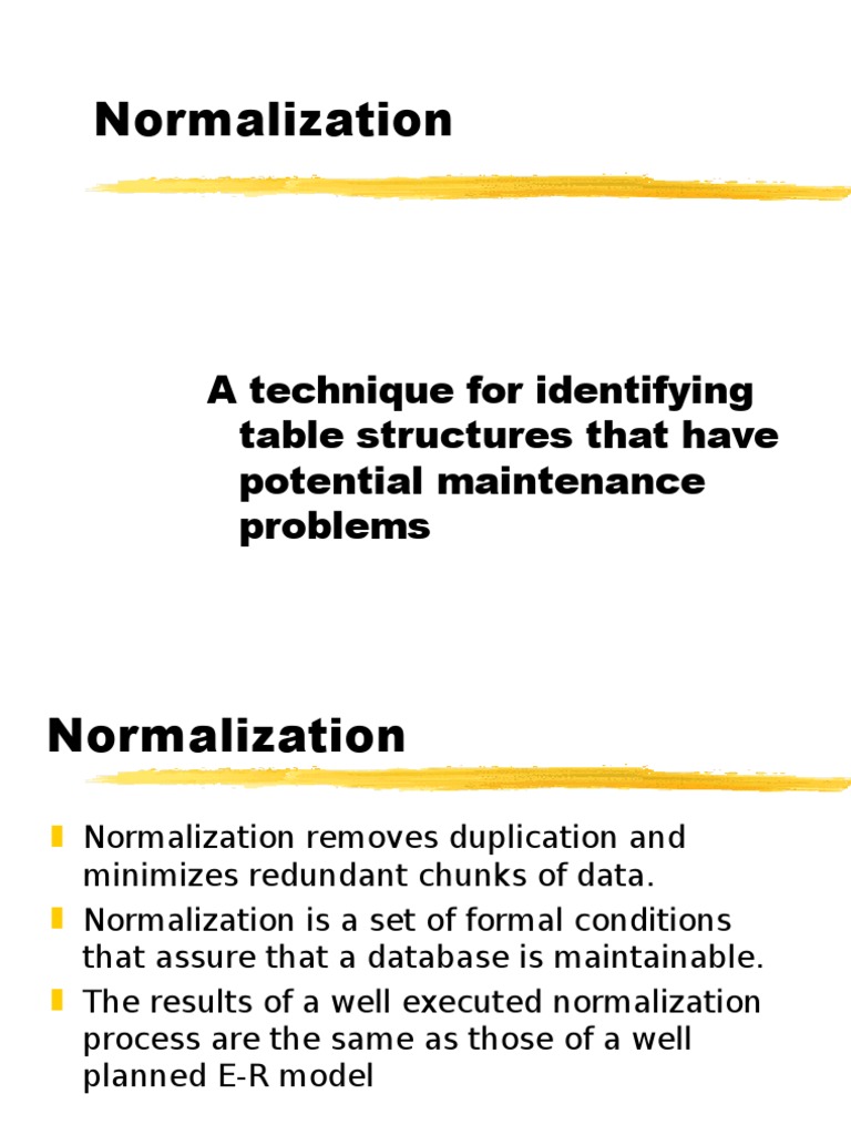 Database Normalization | PDF | Scientific Modeling | Information Science