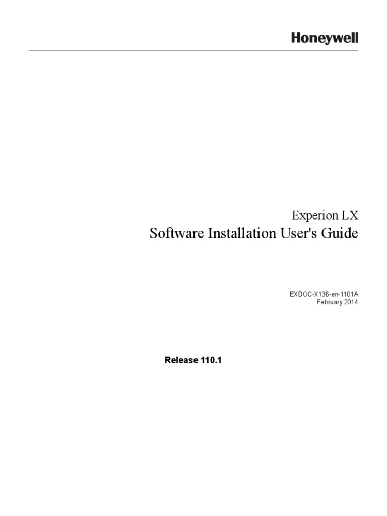 Honeywell | PDF | Installation (Computer Programs) | Microsoft Windows
