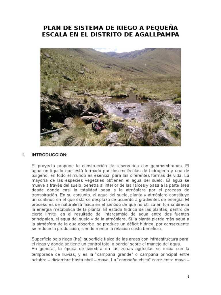 Diseño de Reservorios con Geomembrana | PDF | Agricultura | Riego