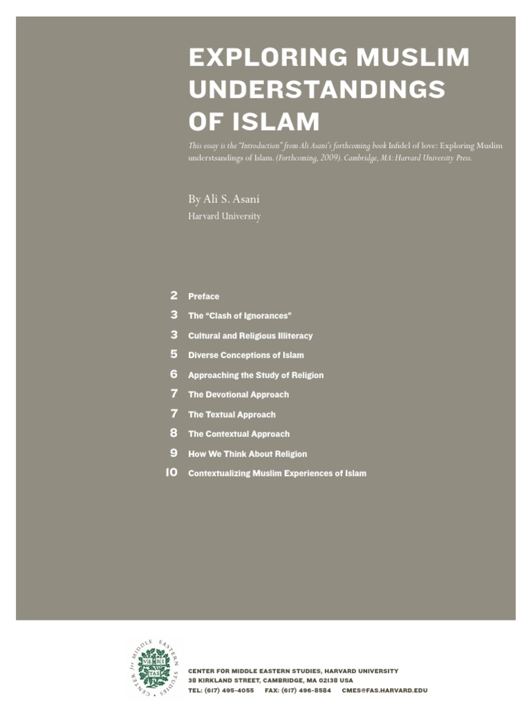 Ali S. Asani - Exploring Muslim Understandings of Islam | PDF