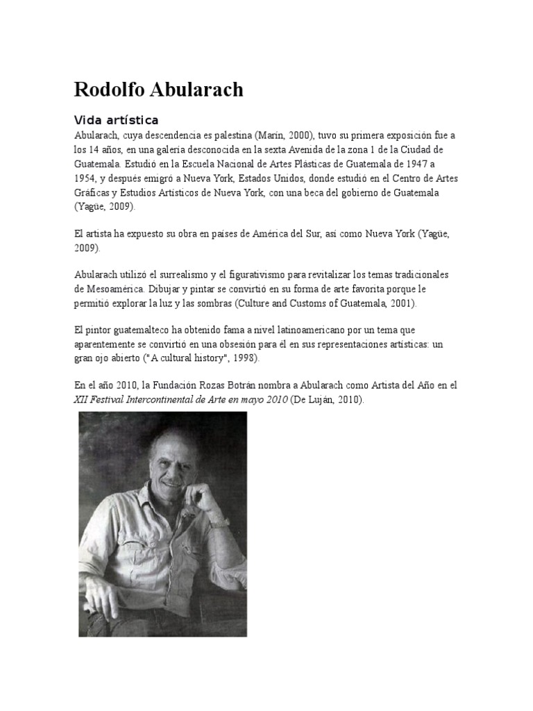 Rodolfo Abularach: Un pintor guatemalteco pionero en el surrealismo y ...
