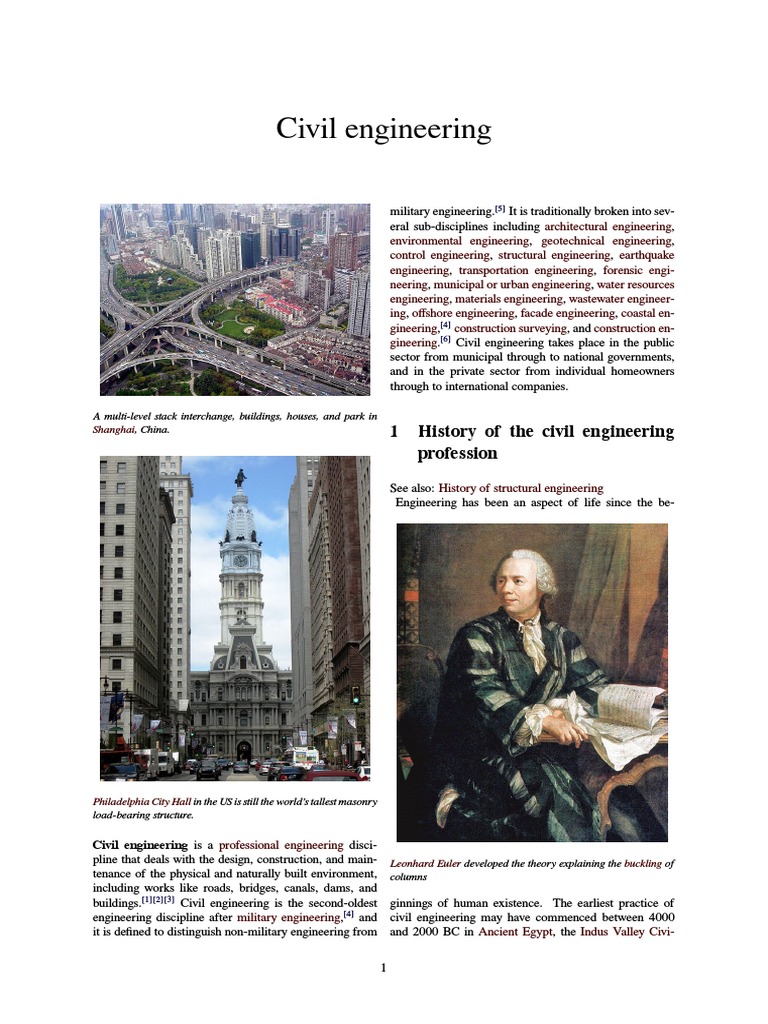 Civil Engineering | PDF | Surveying | Civil Engineering
