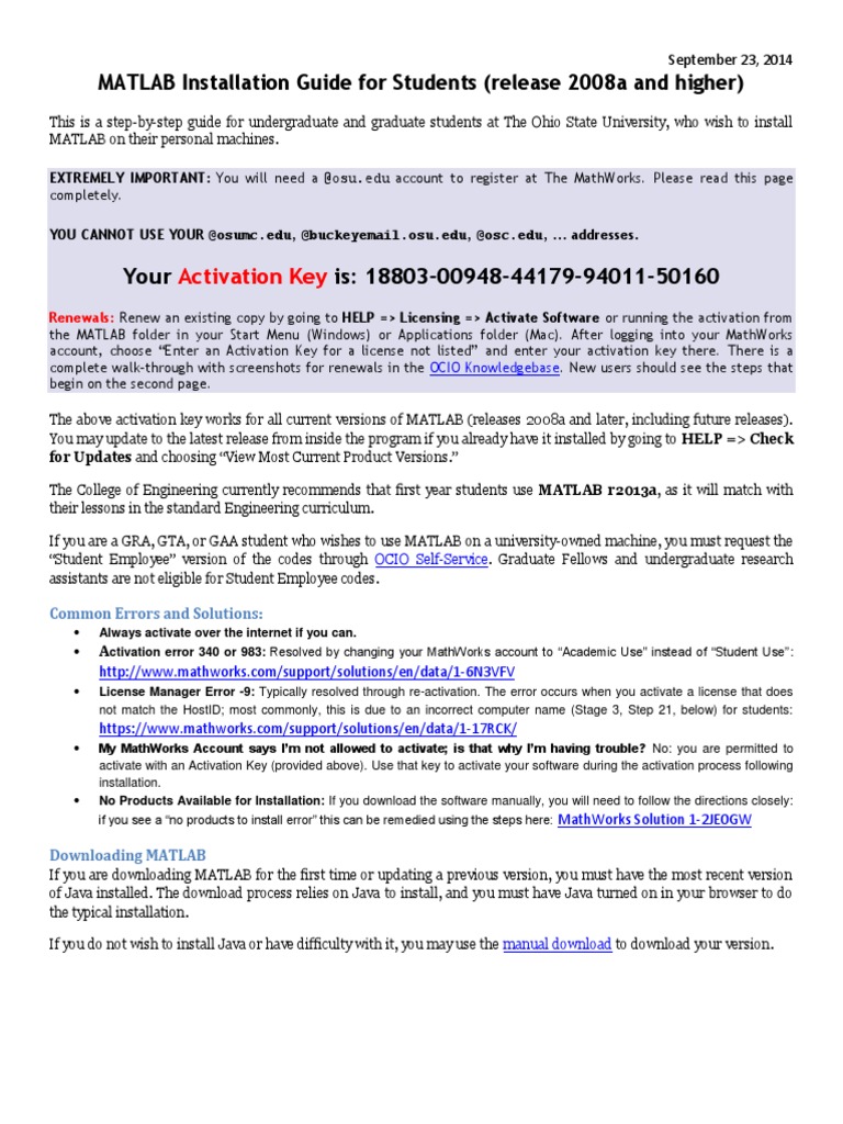 Your Is: 18803-00948-44179-94011-50160: Activation Key | PDF ...