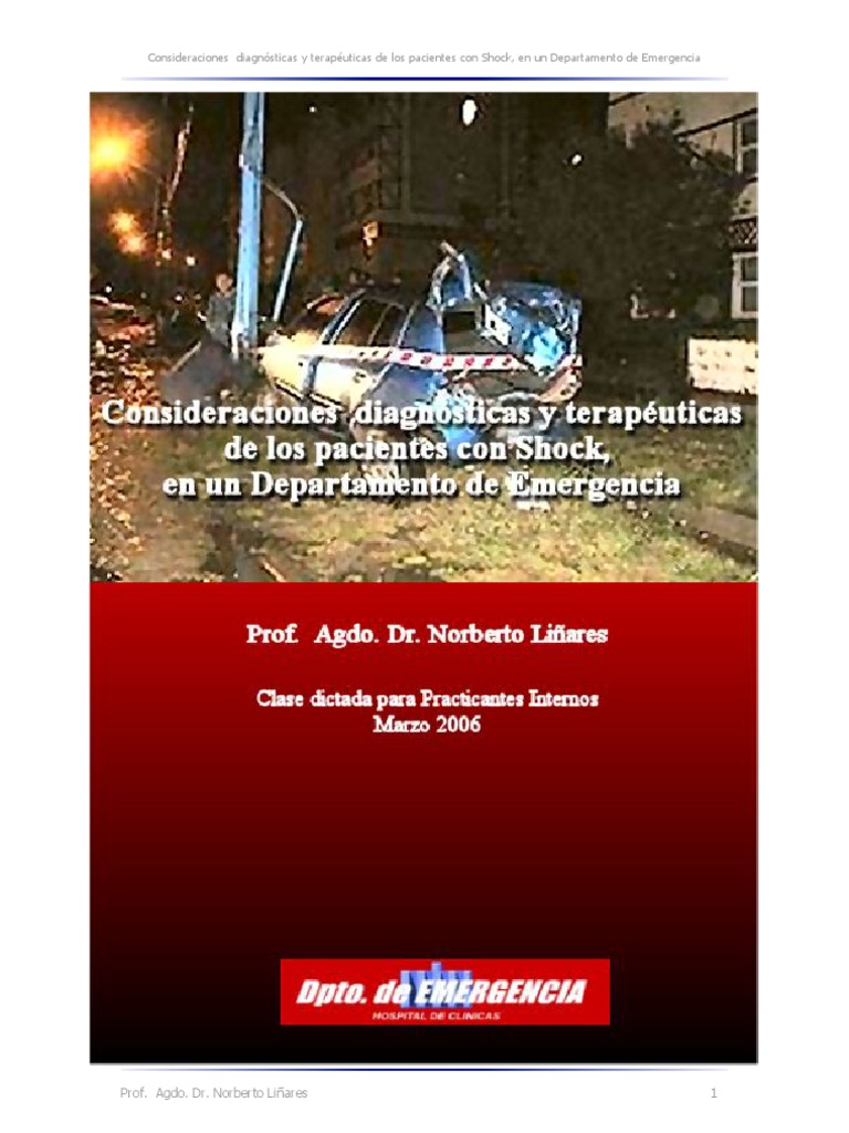Shock | PDF | Choque (circulatorio) | Hemodinámica