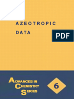 Azeotrope Data for Chemists | PDF | Chemistry | Organic Chemistry