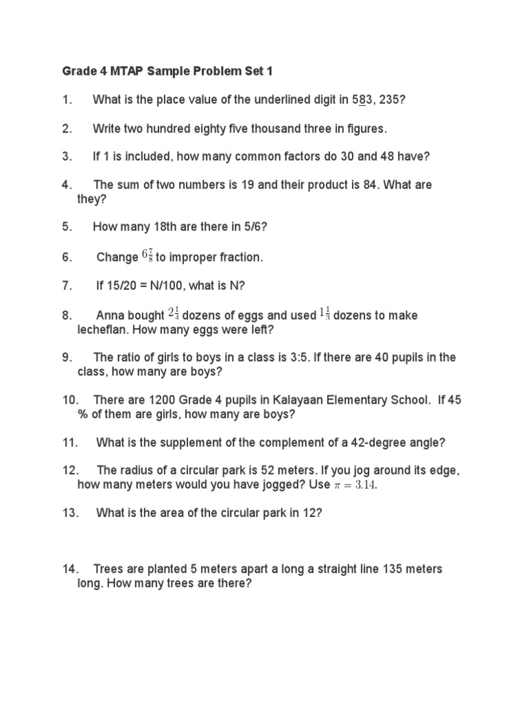 Math 4 Reviewer | PDF