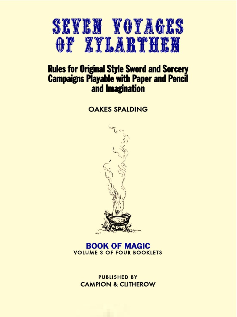 7 Voyages of Zylarthen v3 Book of Magic | PDF | Magic (Paranormal) | Nature