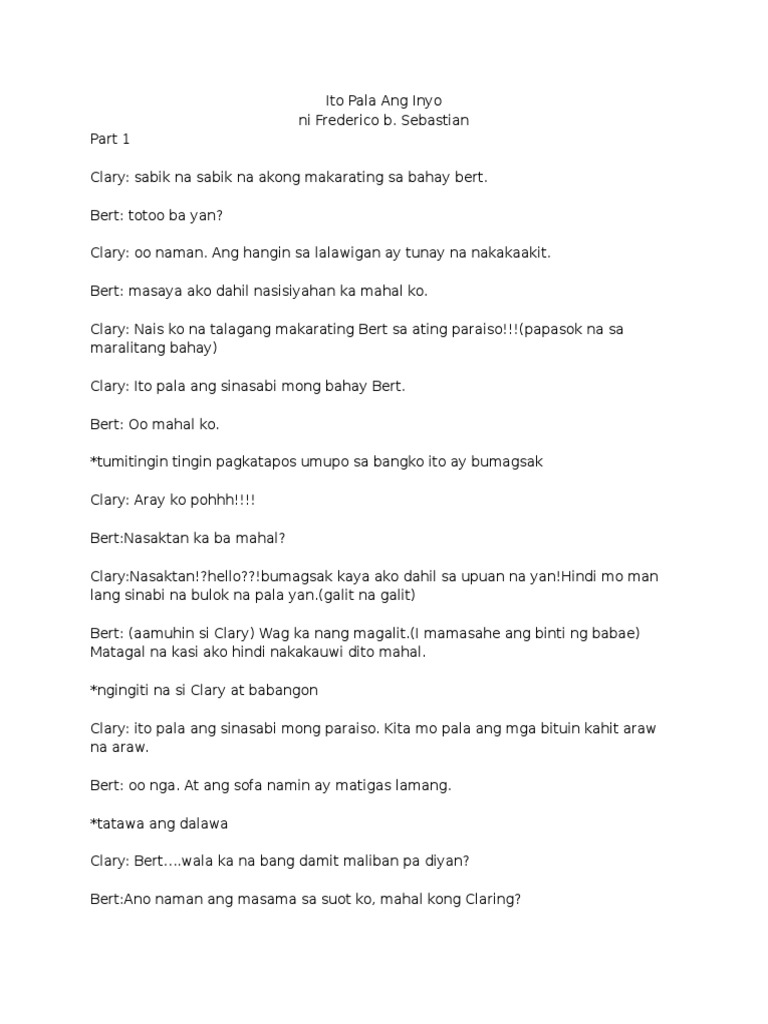 Ito Pala Ang Inyo | PDF