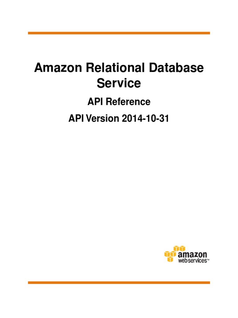 Rds Api PDF | PDF | Application Programming Interface | Trademark