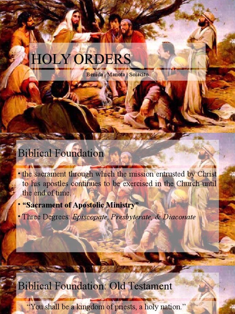 Sacrament: Holy Orders | PDF | Priest | Deacon
