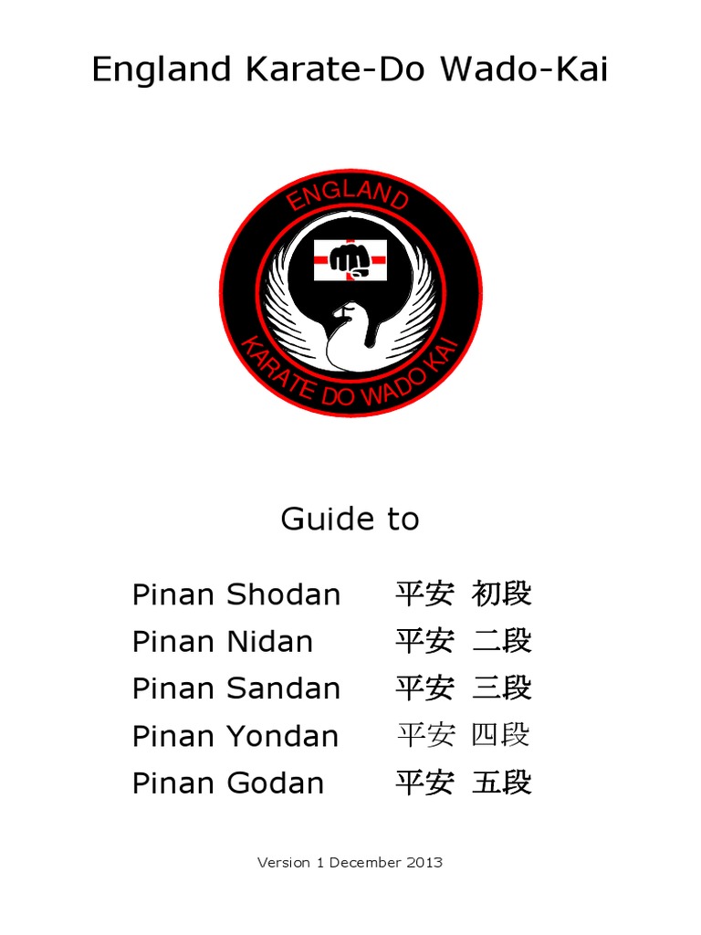 The EKW Guide To The Pinan Kata | PDF | Karate | East Asian Martial Arts
