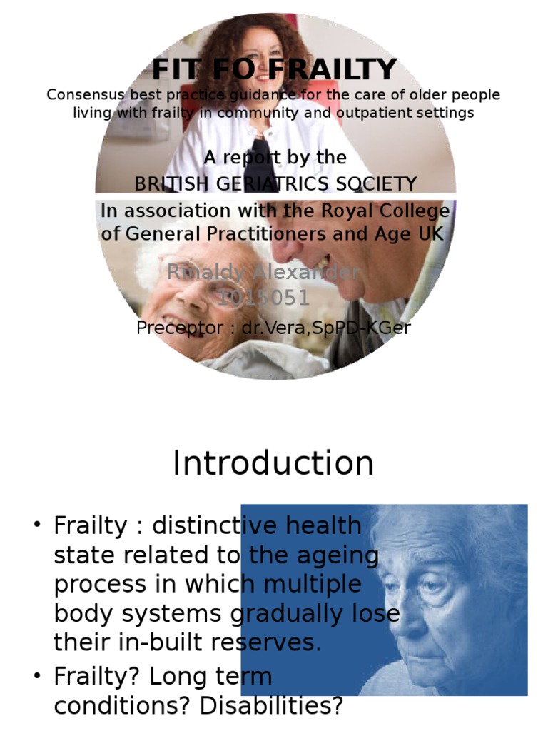 Frailty Syndrome | PDF