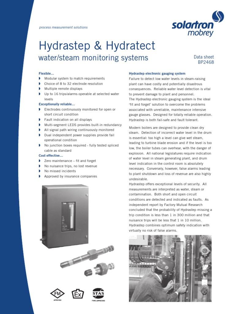 Hydrastep & Hydratect: Water/steam Monitoring Systems | PDF | Relay ...