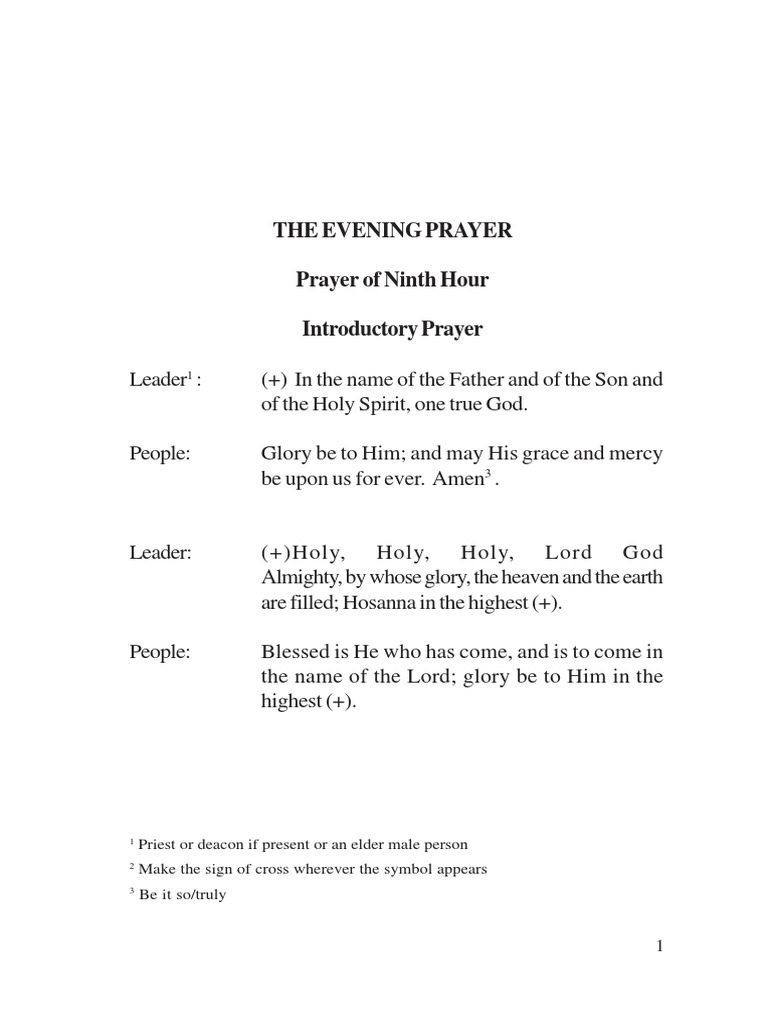 Daily Prayers PDF | PDF | God The Father | Glory (Religion)