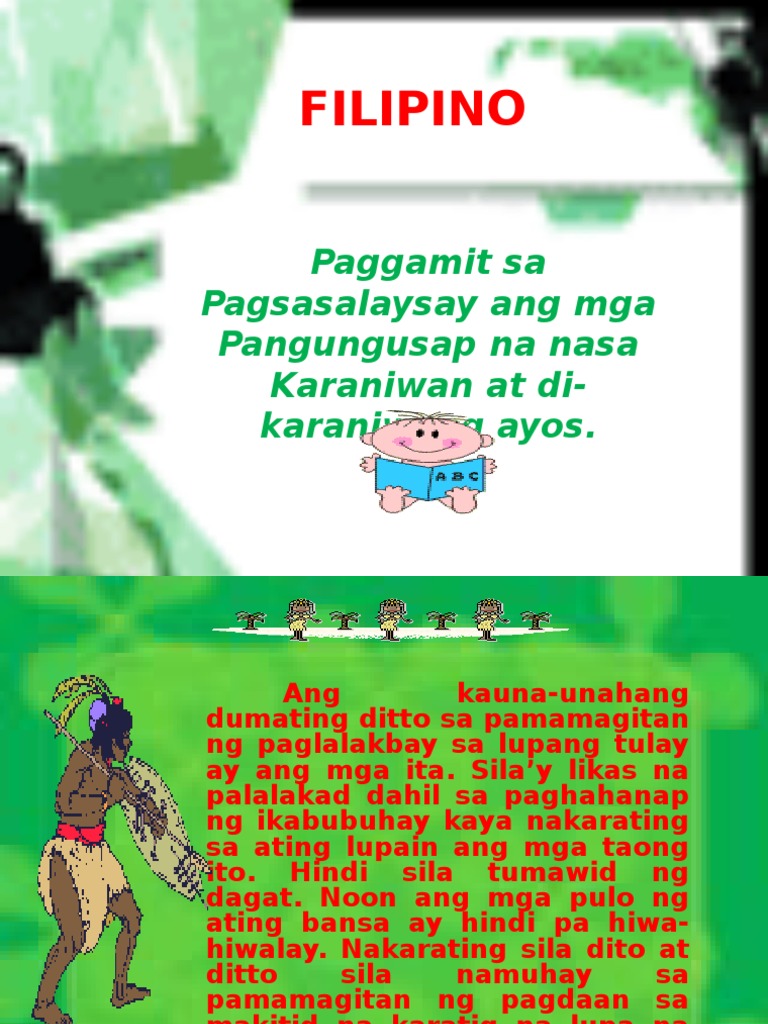 Karaniwan at Di-Karaniwang Ayos | PDF