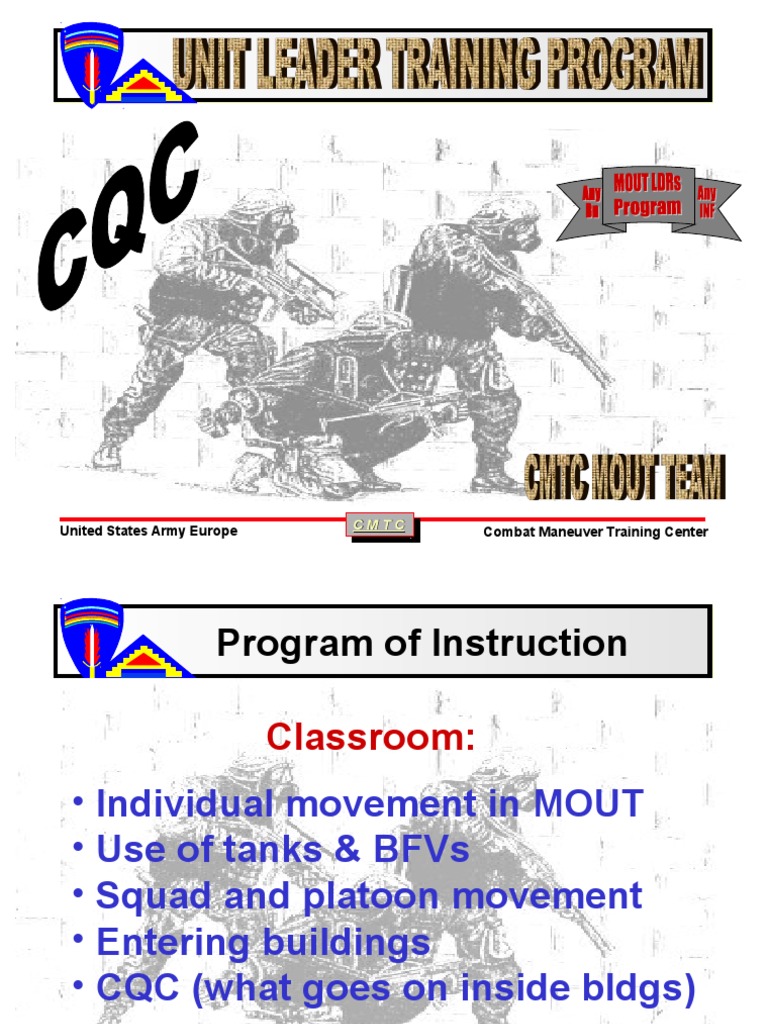 United States Army Europe Combat Maneuver Training Center: CMTC CMTC ...