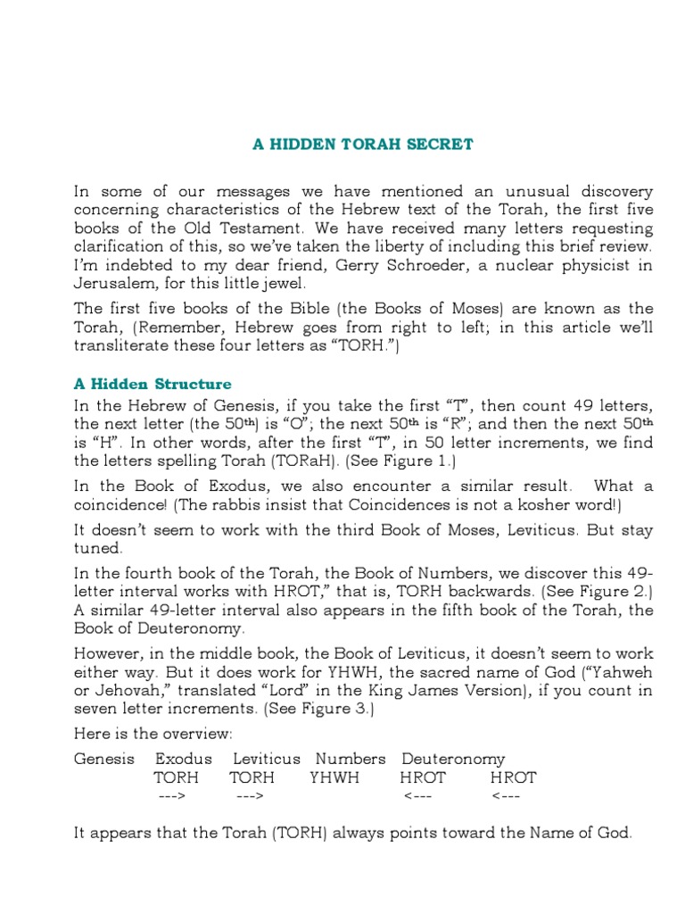 Torah Secrets | PDF | Torah | Passover