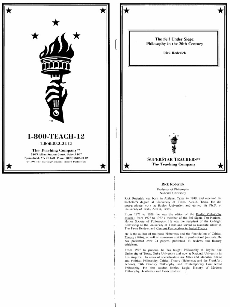 Sel Under Siege | PDF | Deconstruction | Existentialism