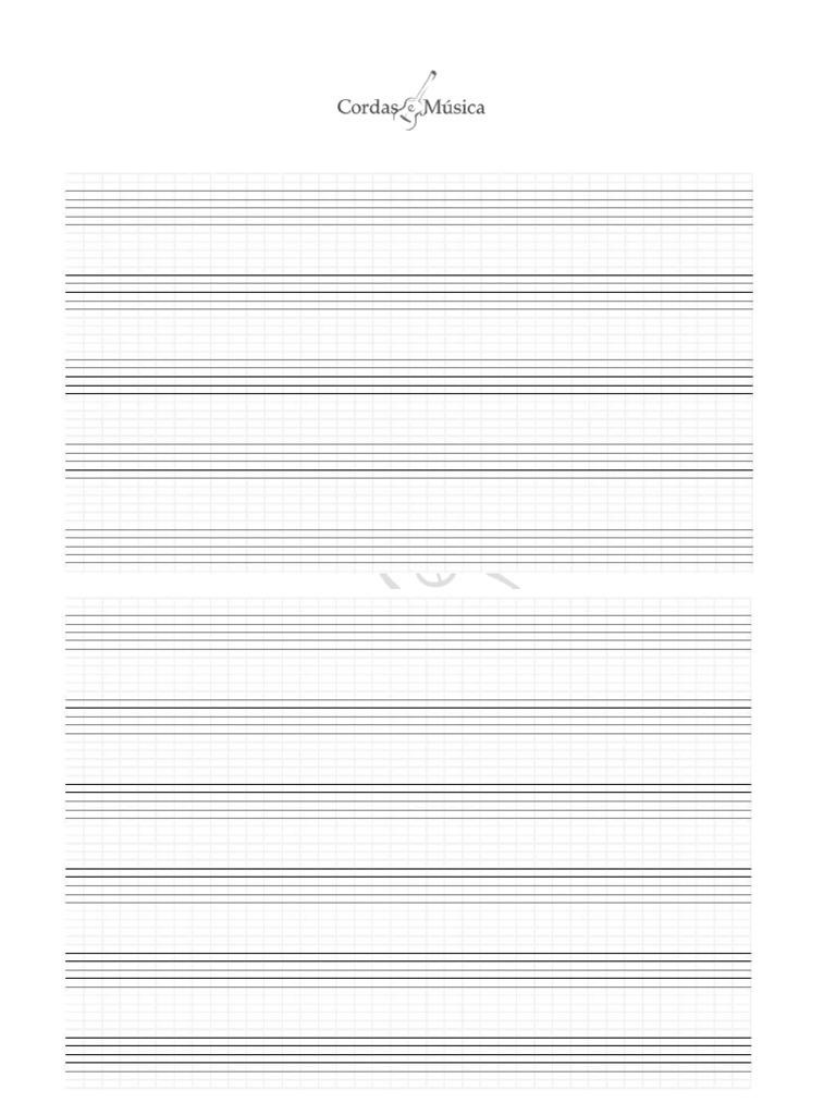 Partitura em Branco | PDF