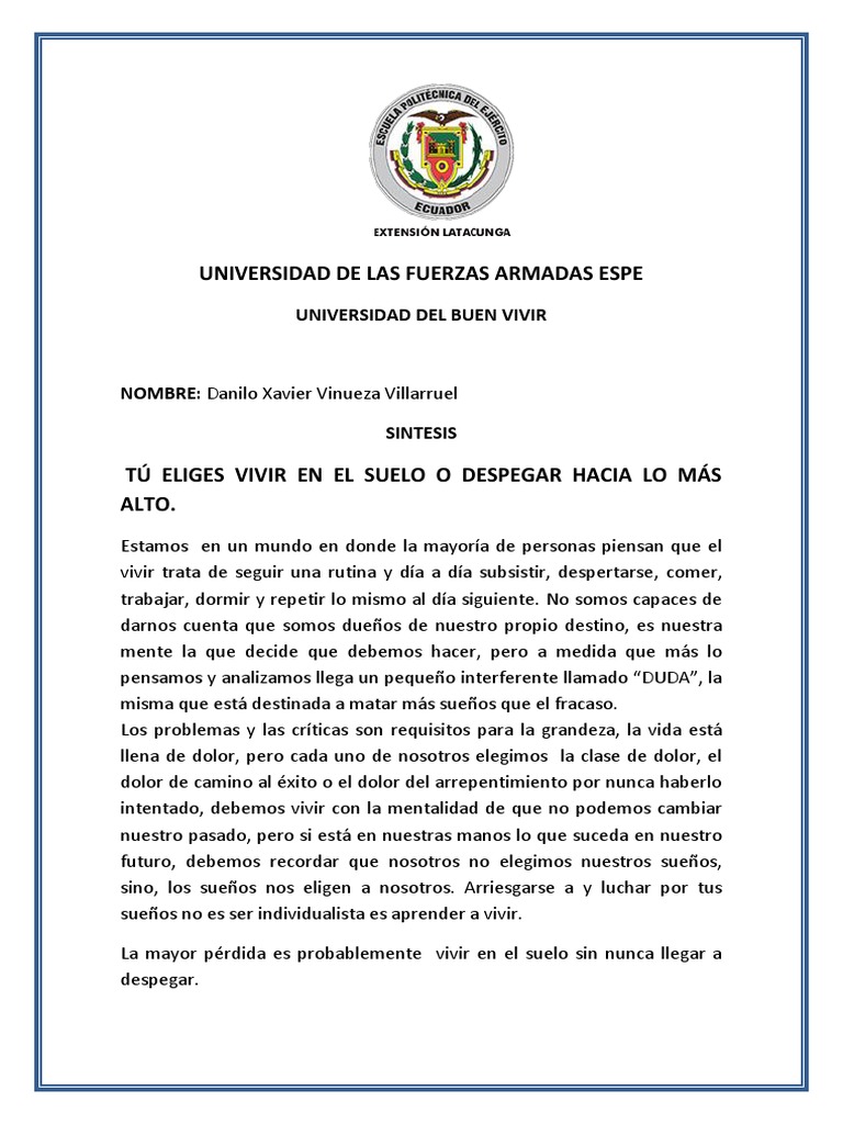 MODULO Vl. Danilo Vinueza | PDF