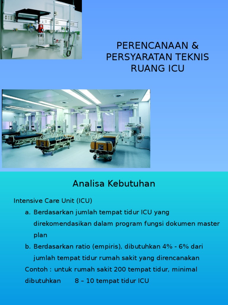 Persyaratan Khusus Ruang ICU | PDF | Teknologi & Rekayasa