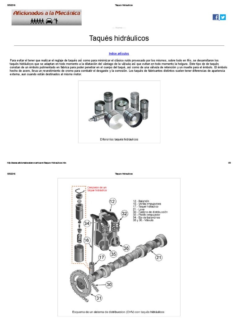 Taques Hidraulicos | PDF | Motores | Máquinas