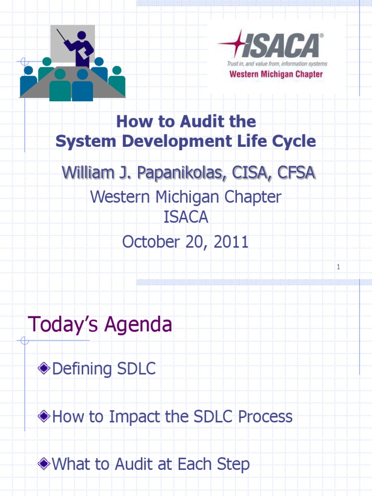 How To Audit The System Development Life Cycle William J. Papanikolas ...