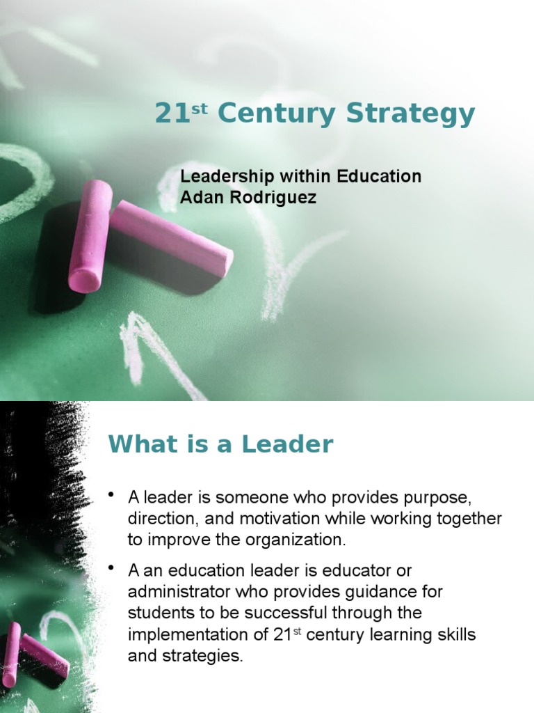 21st Century Strategy | PDF | Leadership | Mentorship