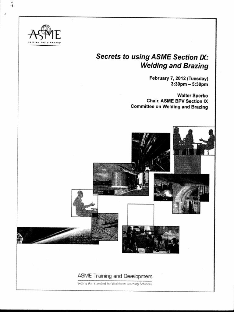 Secrets To Using ASME Section IX Welding and Brazing PDF | PDF