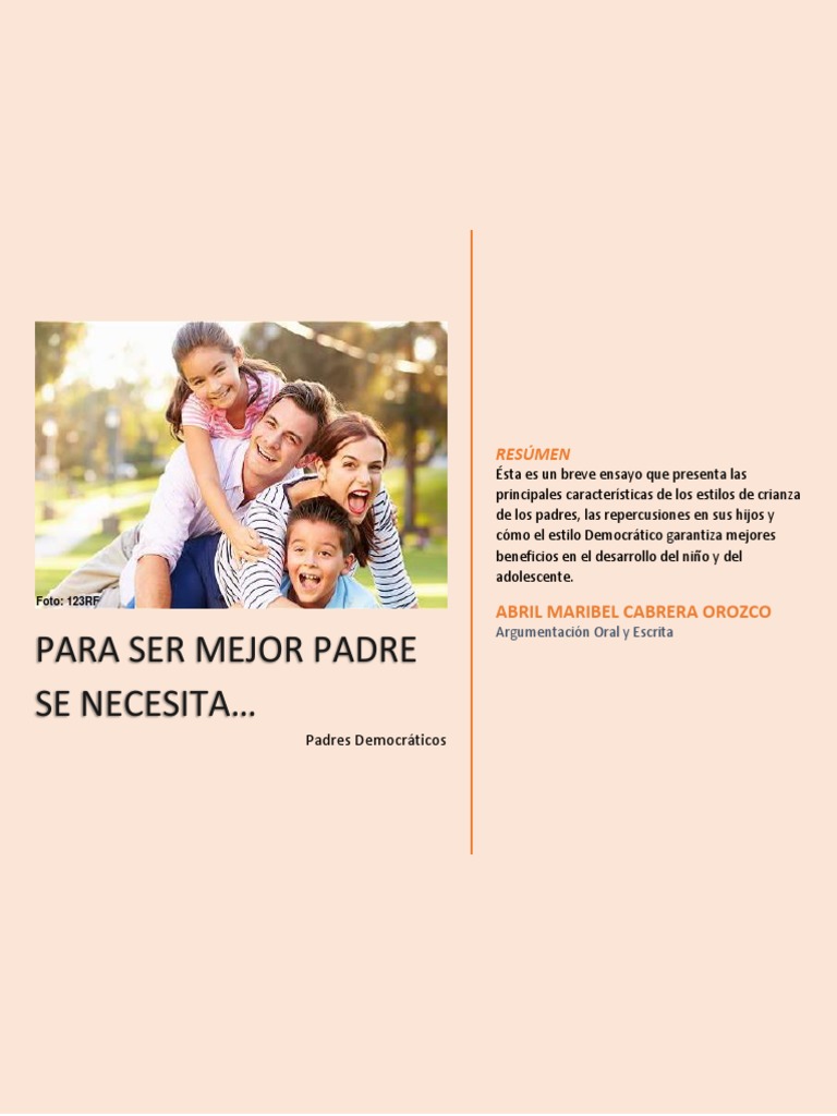 Padres Democráticos | PDF | Conceptos psicologicos | Sicología
