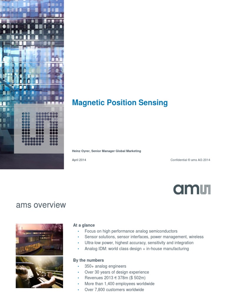 Ams Position Sensor Overview | PDF | Sensor | Transmission (Mechanics)