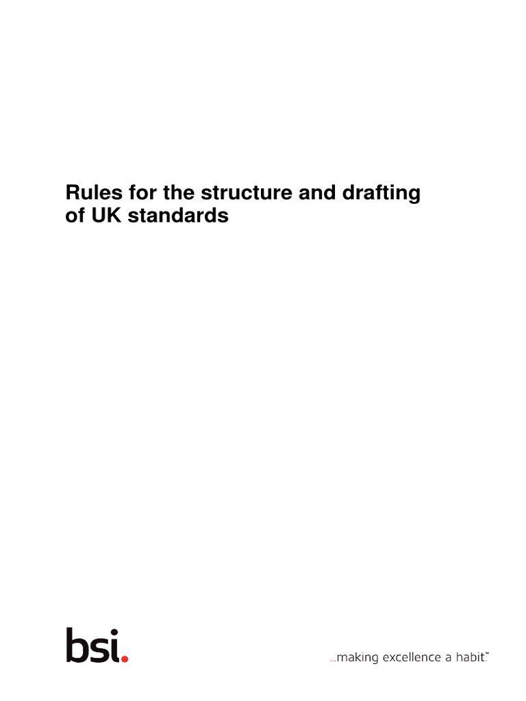 BSI Guide To Standards 2 Standard Structure UK en | PDF | Normative ...