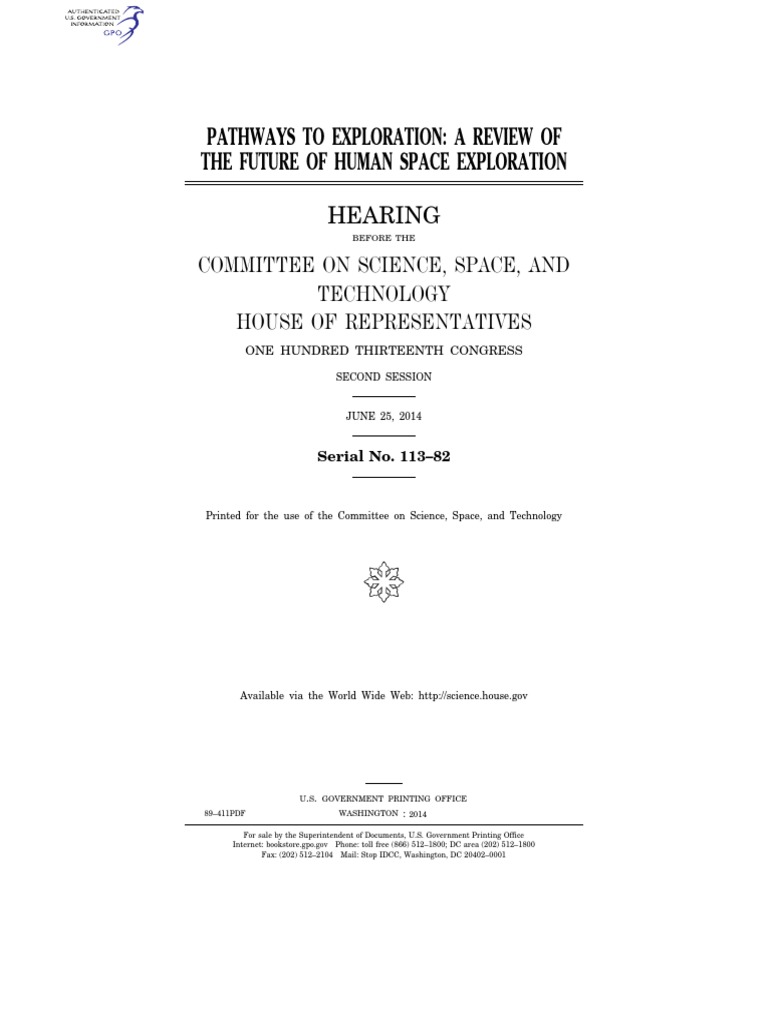 Future of Human Space Exploration Review | PDF | Nasa | Space Exploration