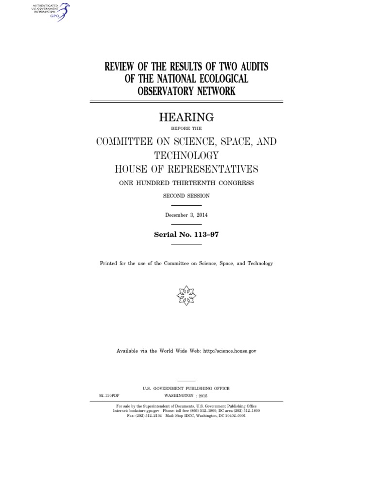 Congressional Audit Review | PDF | National Science Foundation | Audit