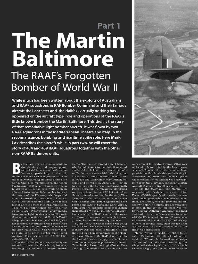 Martin Baltimore | PDF | Aviation | Military Aviation