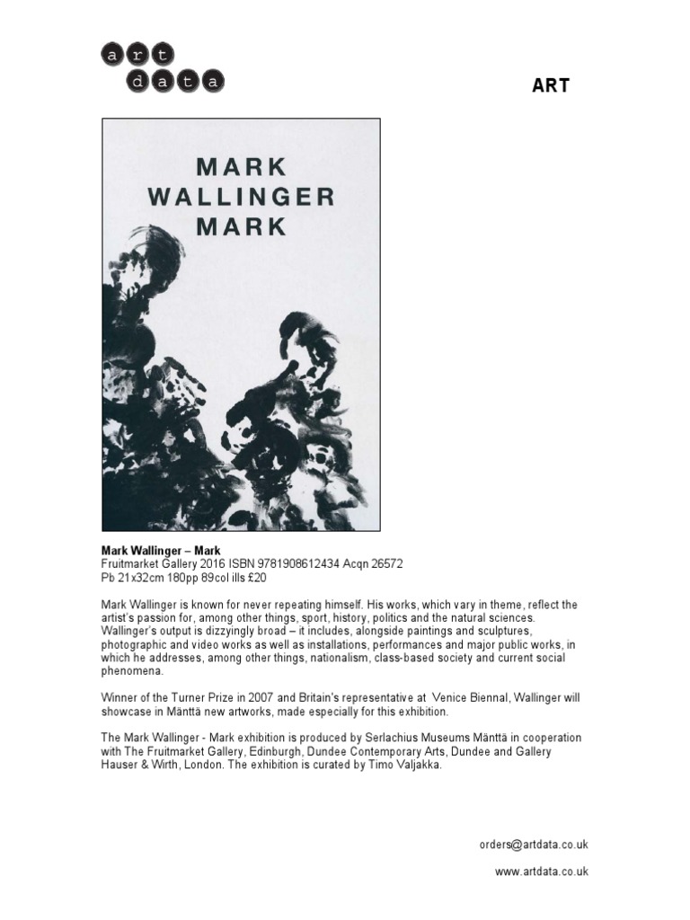Mark Wallinger Mark | PDF